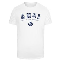F4NT4STIC T-Shirt 'Ahoi Knut & Jan Hamburg' Herren Gr&ouml;&szlig;e M schwarz / wei&szlig;