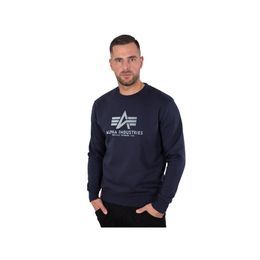 Alpha Industries Sweatshirt 'Basic Reflective' Herren Gr&ouml;&szlig;e XXL dunkelblau