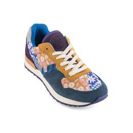 Inkkas Sneaker low 'Inkkas Hendrix &ndash; handgefertigter Damen-Sneaker mit retro-inspiriertem Patchwork-Design' Damen Gr&ouml;&szlig;e 42 bunt