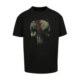 F4NT4STIC Shirt 'Punisher TV Camo Skull' Herren Gr&ouml;&szlig;e L braun / gr&uuml;n / brombeer / schwarz