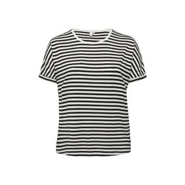 QS T-Shirt Damen Gr&ouml;&szlig;e 4XL schwarz / offwhite