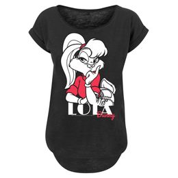 F4NT4STIC Shirt 'Looney Tunes Lola Bunny' Damen Gr&ouml;&szlig;e L rot / schwarz / wei&szlig;