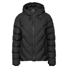 Cecil Gef&uuml;tterte Jacke Damen Gr&ouml;&szlig;e XL schwarz Winterjacke