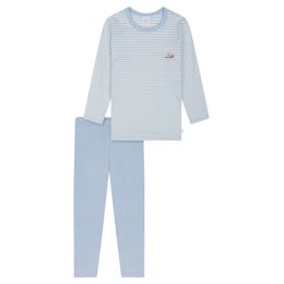 Schiesser Pyjama 'Nightwear' M&auml;dchen Gr&ouml;&szlig;e 98 hellblau