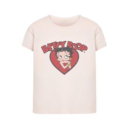 F4NT4STIC T-Shirt 'Betty Boop Love Red Dress' Damen Gr&ouml;&szlig;e XL altrosa / rot