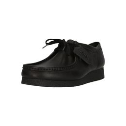 Clarks Schn&uuml;rschuhe 'Wallabee EVO' Herren Gr&ouml;&szlig;e 41.5 schwarz