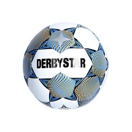 Derbystar Ball Herren Gr&ouml;&szlig;e 5 blau / goldgelb / schwarz / wei&szlig;