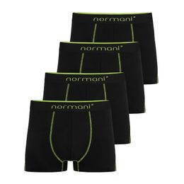 Normani Boxershorts Herren Gr&ouml;&szlig;e 4XL limette / schwarz