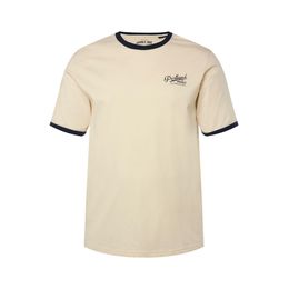 John F. Gee Shirt Herren Gr&ouml;&szlig;e 6XL beige / schwarz