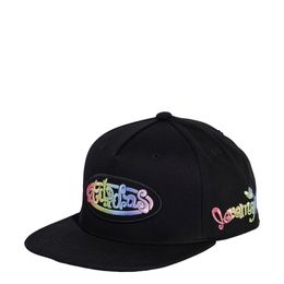 adidas originals Cap 'x Jeremy Scott' Damen Gr&ouml;&szlig;e 56/57 gelb / goldgelb / lila / schwarz