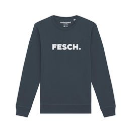 Watapparel Sweatshirt ' Fesch ' Herren Gr&ouml;&szlig;e XL anthrazit / wei&szlig;