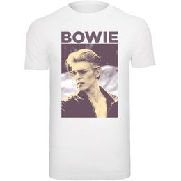 F4NT4STIC Shirt 'David Bowie Smoking Photograph' Herren Gr&ouml;&szlig;e XS mischfarben / wei&szlig;