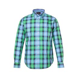 JP1880 Hemd Herren Gr&ouml;&szlig;e L himmelblau / dunkelblau / mint
