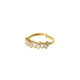 PURELEI Ring 'Powder' Damen Gr&ouml;&szlig;e 55/56 gold / transparent