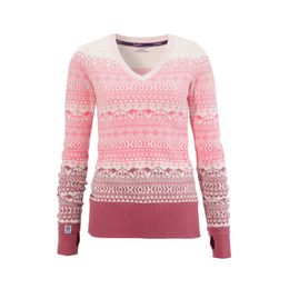 Kangaroos Pullover Damen Gr&ouml;&szlig;e XS cyclam / ros&eacute; / hellpink / wei&szlig;
