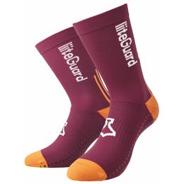 Liiteguard Socken 'Pro-Tech' Herren Gr&ouml;&szlig;e 40/43 orange / bordeaux / wei&szlig;