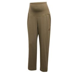 adidas Performance Umstand Sporthose 'Rib High-Waist 7/8 Pants' Damen Gr&ouml;&szlig;e XXXS/XXS oliv