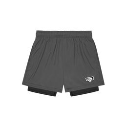 Bucketz Sportshorts Herren Gr&ouml;&szlig;e XL dunkelgrau / schwarz / wei&szlig;