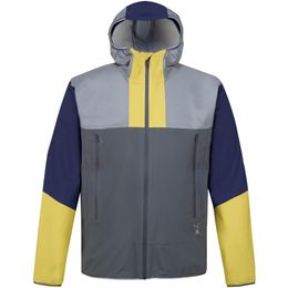 Under Armour Sportjacke 'Halo' Herren Gr&ouml;&szlig;e M marine / gelb / silbergrau / dunkelgrau