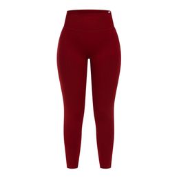 Smilodox Leggings Invisible Scrunch Seamless Elin Damen Gr&ouml;&szlig;e L bordeaux