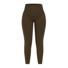 Smilodox Leggings Invisible Scrunch Seamless Elin Damen Gr&ouml;&szlig;e XL oliv