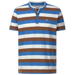 Babista T-Shirt 'Bonavent' Herren Gr&ouml;&szlig;e M blau / braun / wei&szlig;