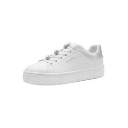 Tamaris Sneaker Damen Gr&ouml;&szlig;e 41 silber / wei&szlig;
