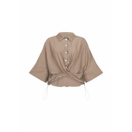 Freshlions Bluse 'Maya' Damen Gr&ouml;&szlig;e M beige