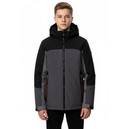 Killtec Outdoorjacke Jungen Gr&ouml;&szlig;e 176 anthrazit / schwarz