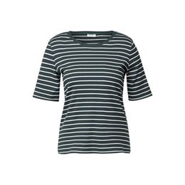 Cecil T-Shirt Damen Gr&ouml;&szlig;e XL dunkelgr&uuml;n / offwhite
