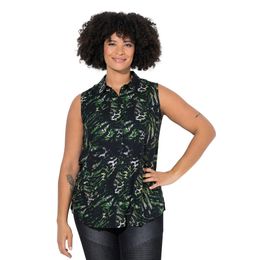 Angel of Style Bluse Damen Gr&ouml;&szlig;e M/L dunkelgr&uuml;n / schwarz