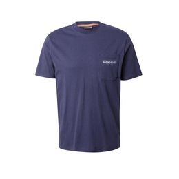 Napapijri T-Shirt 'Fanes' Herren Gr&ouml;&szlig;e L marine / hellblau