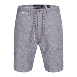 INDICODE Jeans Shorts Herren Gr&ouml;&szlig;e 38 taubenblau / wei&szlig;