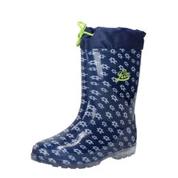 Lico Gummistiefel 'Power Blinky' Jungen Gr&ouml;&szlig;e 35 marine / limone / wei&szlig;