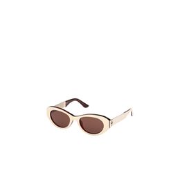 Guess Sonnenbrille Damen Gr&ouml;&szlig;e One Size braun / wei&szlig;