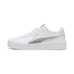 Puma Sneaker 'Carina 3.0' Damen Gr&ouml;&szlig;e 38 silber / wei&szlig;