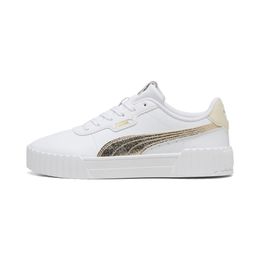 Puma Sneaker 'Carina 3.0' Damen Gr&ouml;&szlig;e 40.5 gold / wei&szlig;