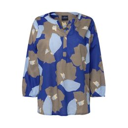 Lauras&oslash;n Tunika Damen Gr&ouml;&szlig;e XL royalblau / hellblau / hellgelb / khaki