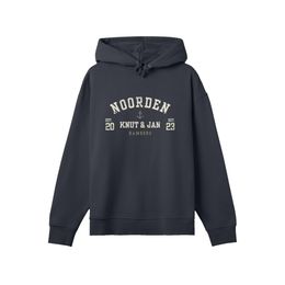 F4NT4STIC Sweatshirt 'Knut & Jan Hamburg Noorden Collegiate Sand' Damen Gr&ouml;&szlig;e M grau / schwarz