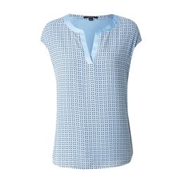 comma, COMMA Bluse Damen Gr&ouml;&szlig;e S/M hellblau / schwarz / wei&szlig;