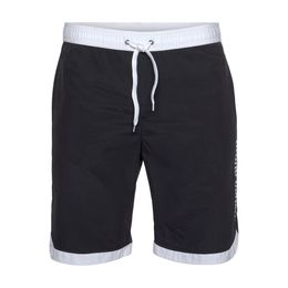 Bruno Banani Badeshorts Herren Gr&ouml;&szlig;e 35/36 dunkelblau / wei&szlig;