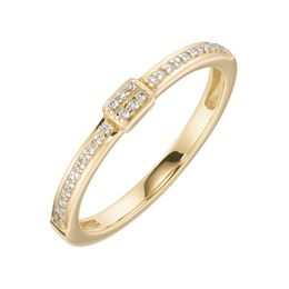 Luigi Merano Ring Damen Gr&ouml;&szlig;e 52 gold / transparent
