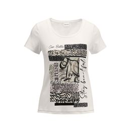 Madeleine Mode Madeleine T-Shirt Damen Gr&ouml;&szlig;e L mischfarben / offwhite