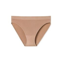 Schiesser Slip 'Classic Seamless' Damen Gr&ouml;&szlig;e L dunkelbeige
