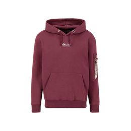 Alpha Industries Sweatshirt 'Organics EMB' Herren Gr&ouml;&szlig;e XL burgunder