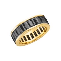 Giorgio Martello Milano Ring Damen Gr&ouml;&szlig;e 60 gold / schwarz