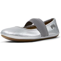 Camper Ballerinas 'Right' M&auml;dchen Gr&ouml;&szlig;e 25 silber