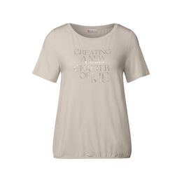 Street One T-Shirt Damen Gr&ouml;&szlig;e XXL dunkelbeige