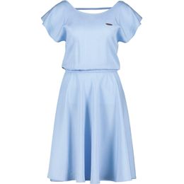 alife and kickin Alife & Kickin Sommerkleid 'IsabellaAK' Damen Gr&ouml;&szlig;e 42 blau / braun