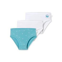 Schiesser Slip ' Fine Rib ' M&auml;dchen Gr&ouml;&szlig;e 128 blau
